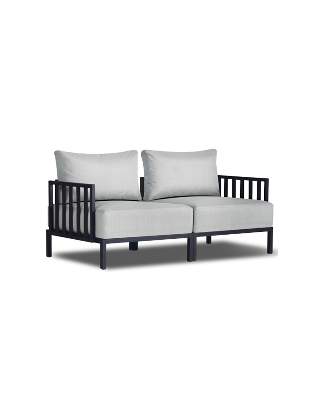 Slim stripe two-seater sofa by Papatya | Avant Garde